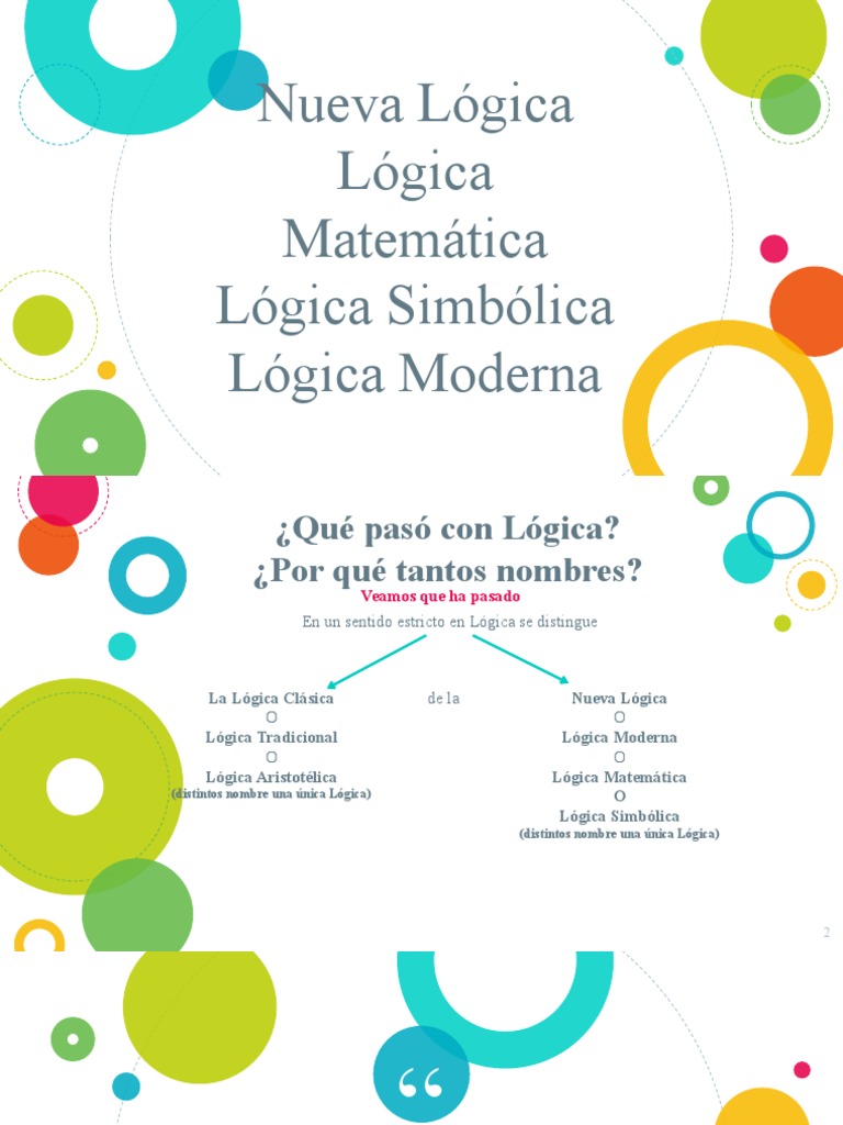 Lógica Moderna: Predicados y Simbolización | PDF | Proposición | Lógica ...