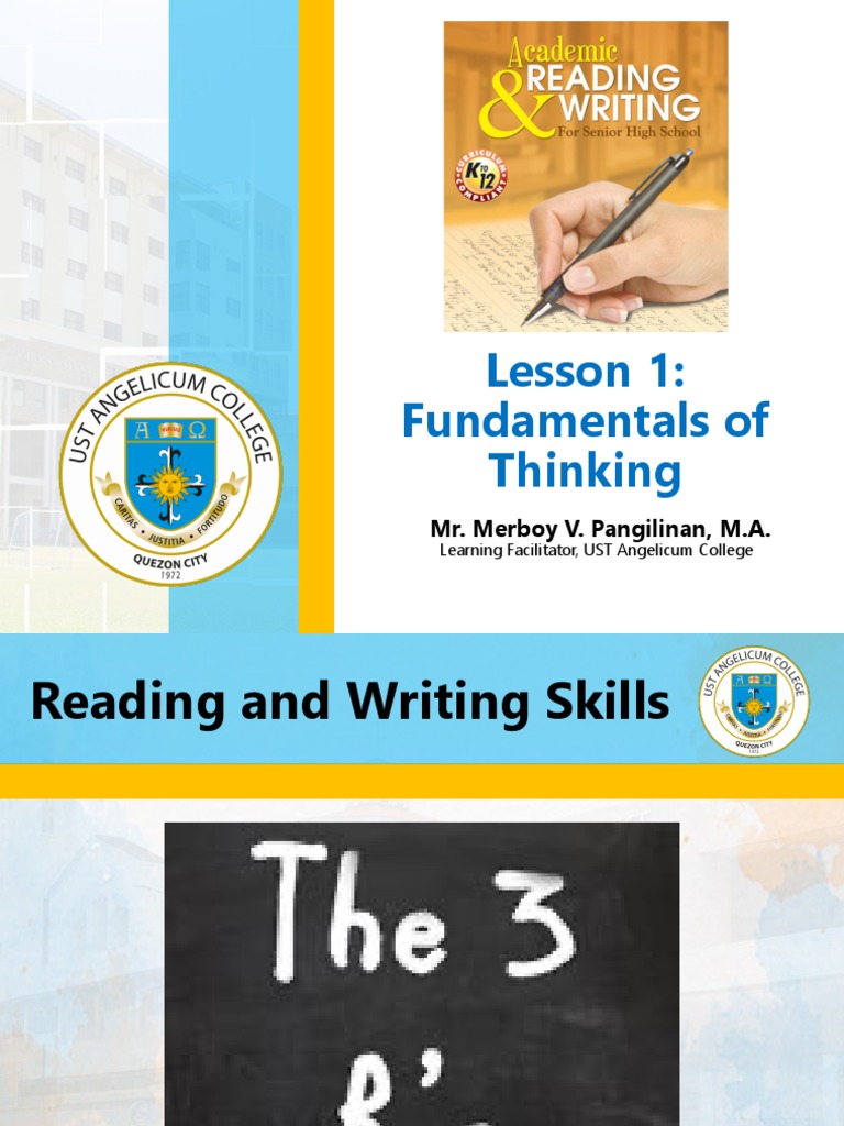 Lesson 1 Fundamentals of Thinking | PDF | Knowledge | Science Lesson 1 Fundamentals of Thinking | PDF | Knowledge | Science