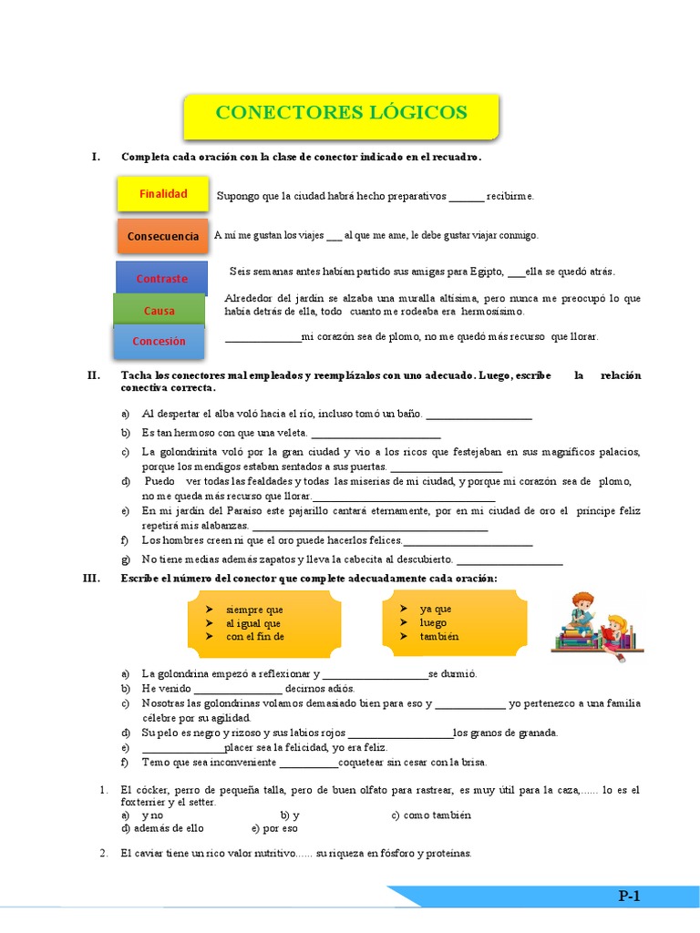 CONECTORES LÓGICOS | PDF