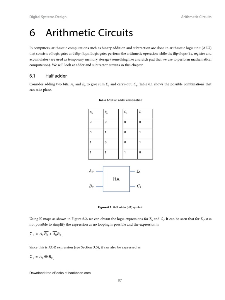 6 Arithmetic Circuits Pdf Computing Computer Science