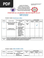 Individual Learning Monitoring Plan (Sample Template) | PDF ...