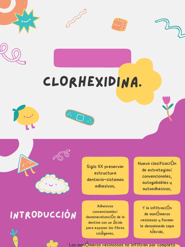 CLORHEXIDINA | PDF | Ciencias fisicas | Sustancias químicas