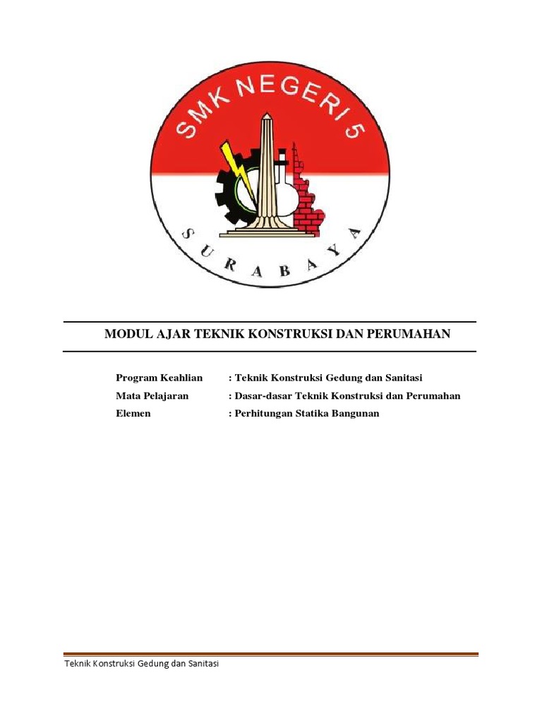 Modul Perhitungan Statika Bangunan | PDF