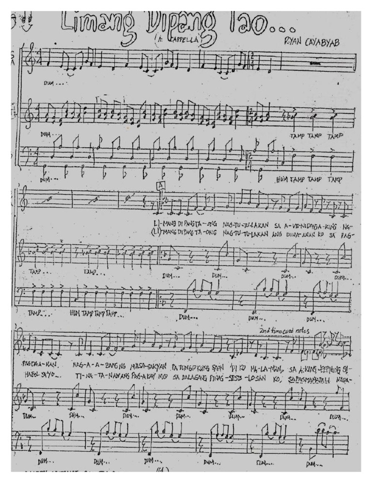 Limang Dipang Tao | PDF