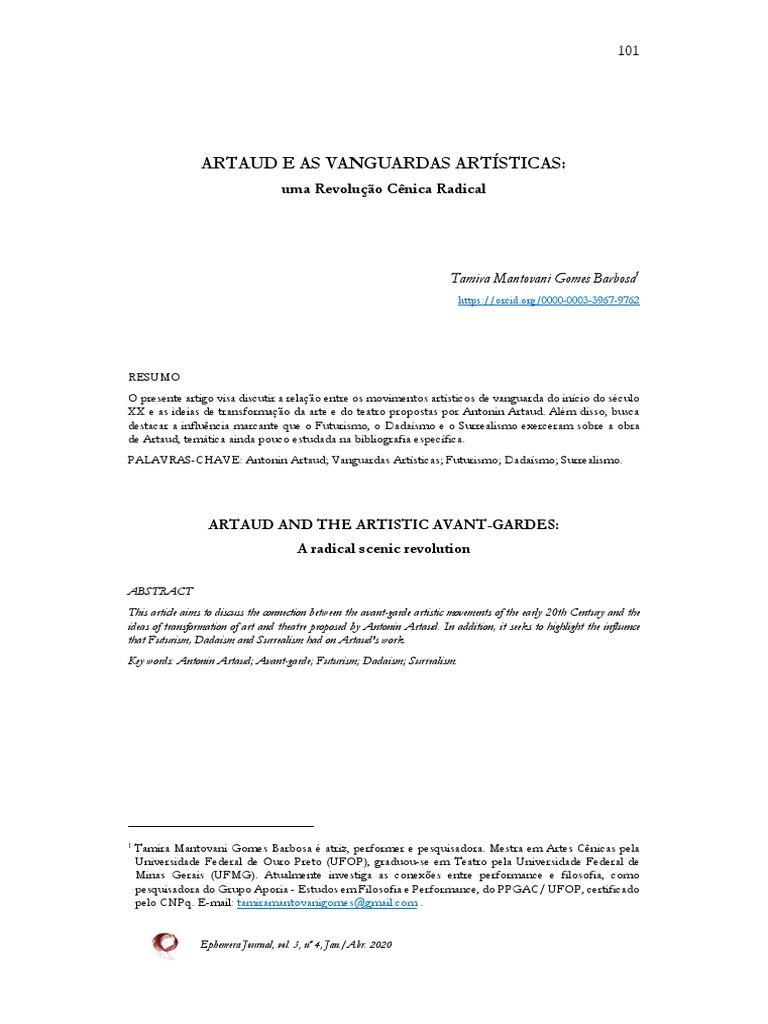 4178-Texto Do Artigo-9011-1-10-20200501-1 | PDF | Surrealismo