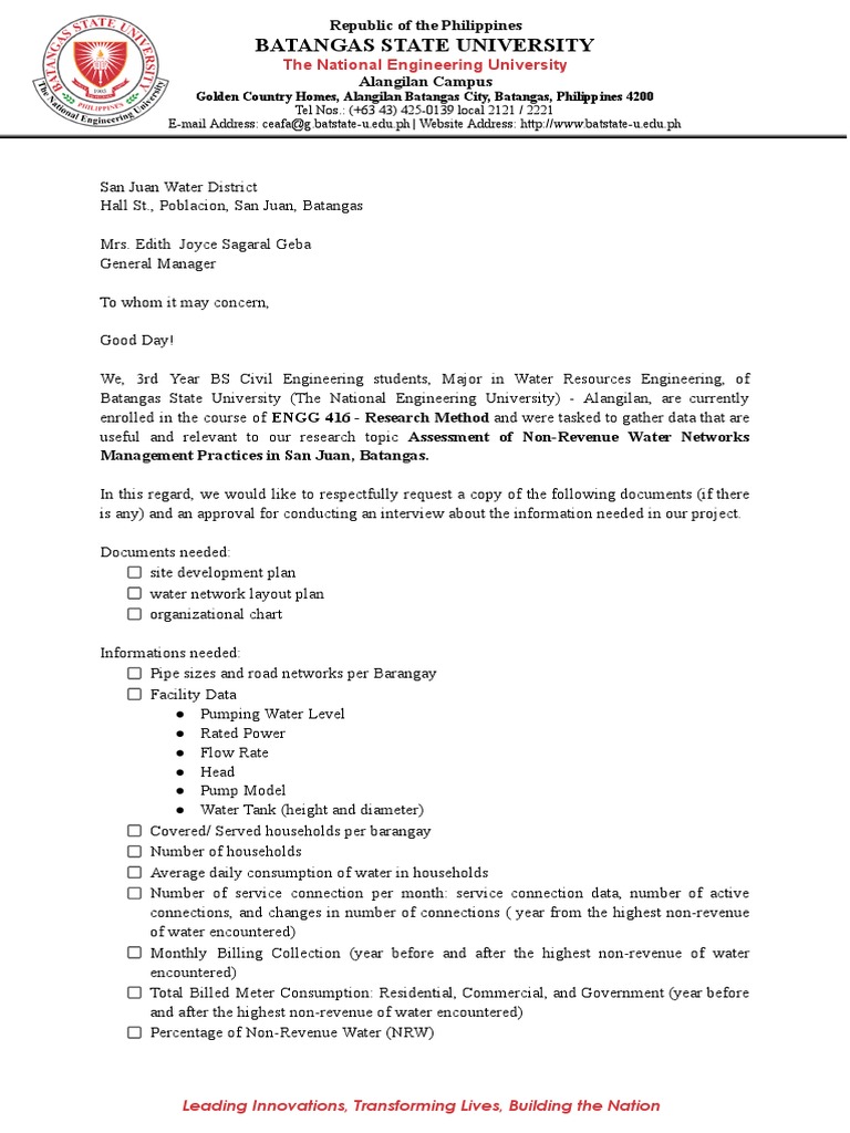 Example of Request-Letter | PDF