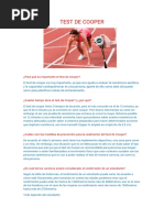 Test de Cooper | PDF