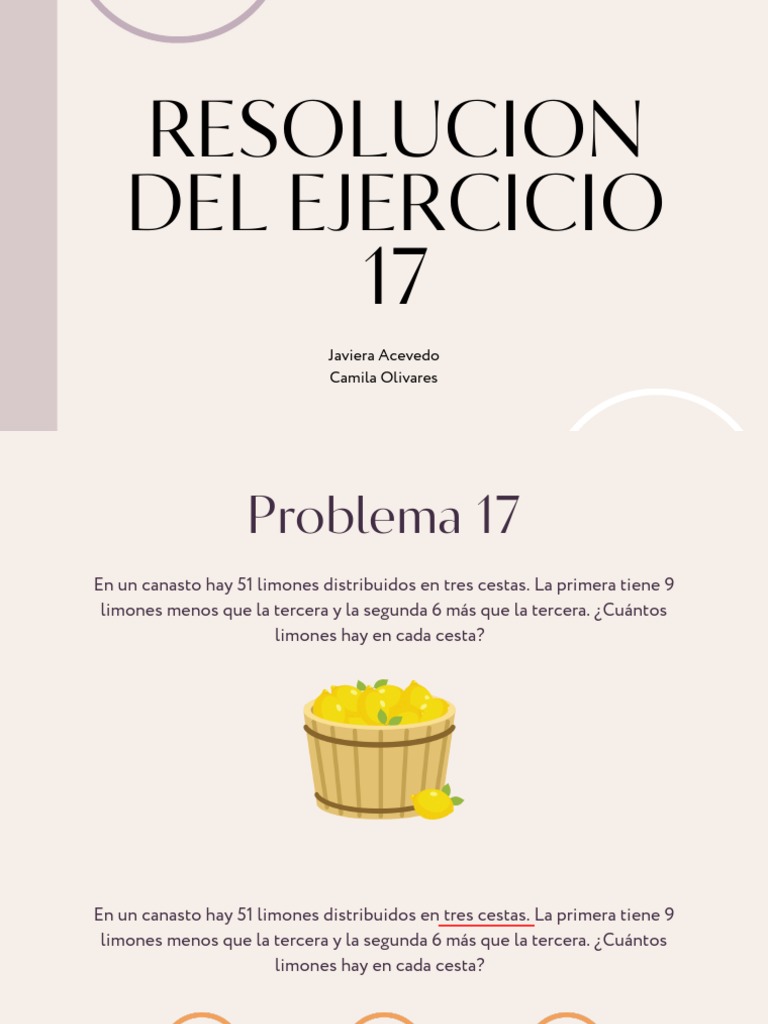 Resolución ejercicio 17 | PDF