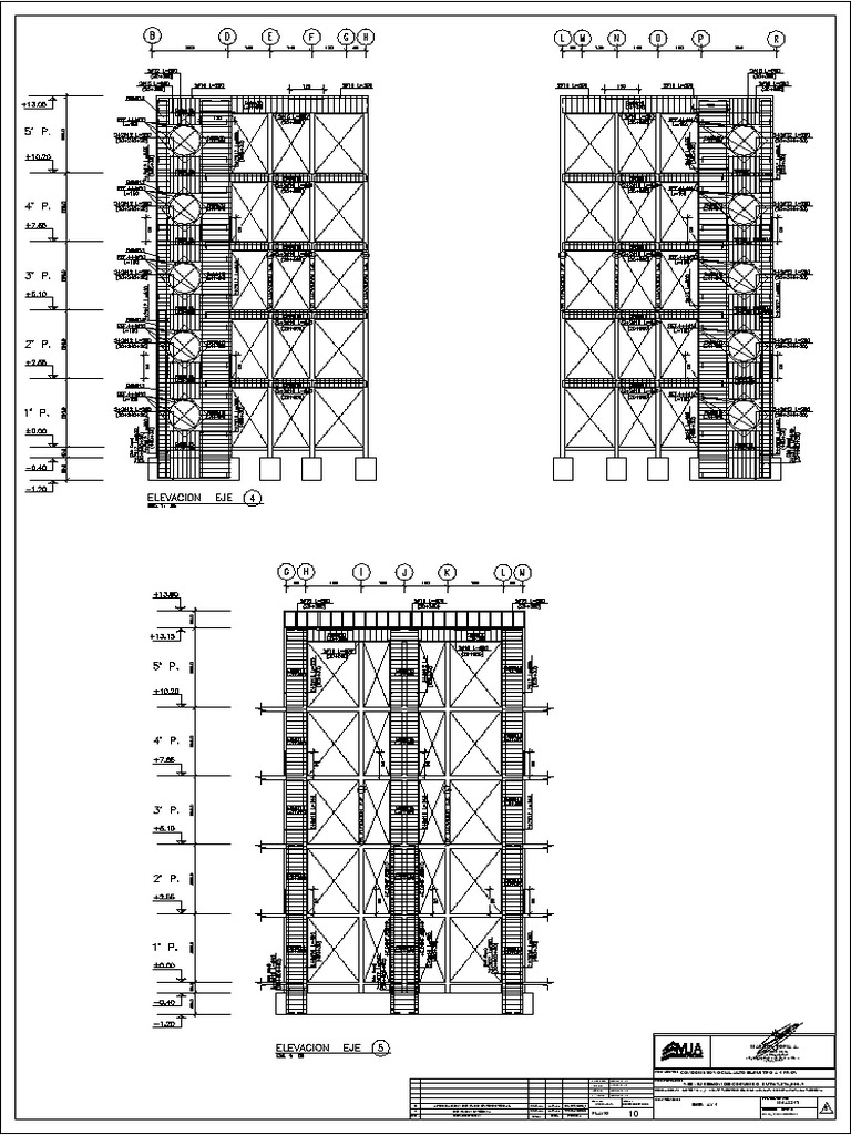 MJA2251-PLA-MODULOS-Ver (B) - 20230106 (Firmados) - Edificio A 5 Pisos (Plano 10) | PDF