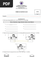 Kindergarten Quarter 2 Assessment | PDF