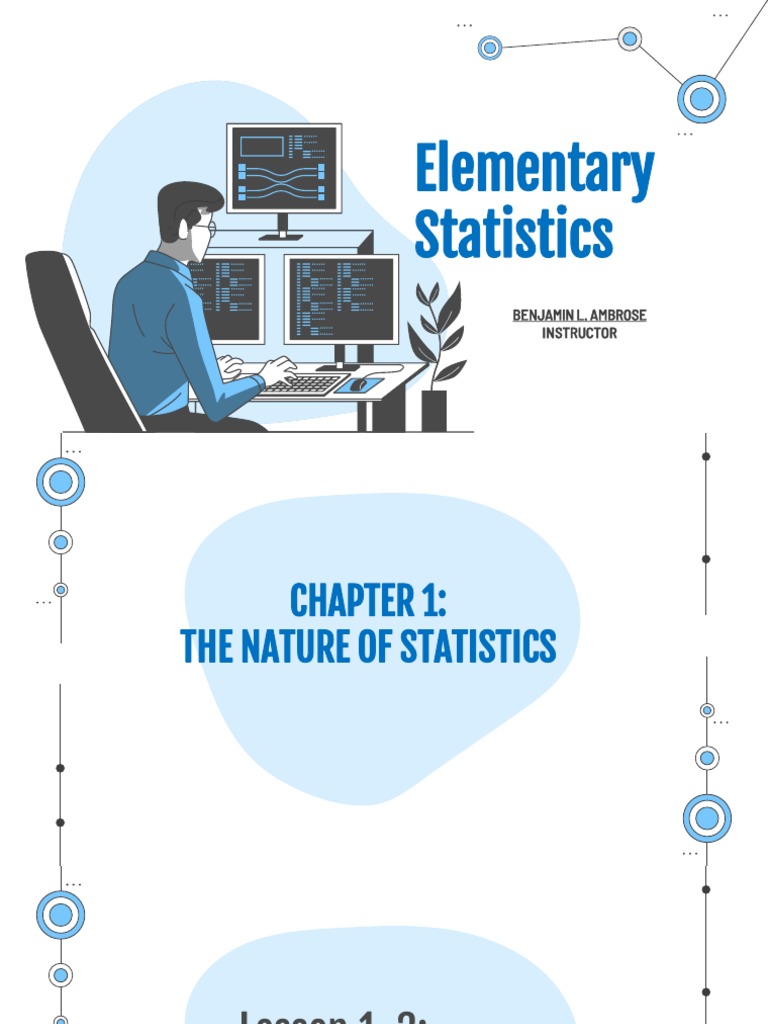 Lesson 1 The Nature of Statistics-1 | PDF | Statistics | Biostatistics