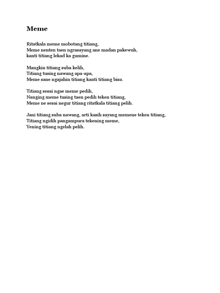 Puisi Bali Anyar-2 | PDF