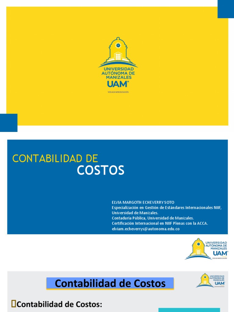 Costos - Clasificación de Los Costos - Unidad 2 - Sin Ejercicios | Descargar gratis PDF | Costo ...