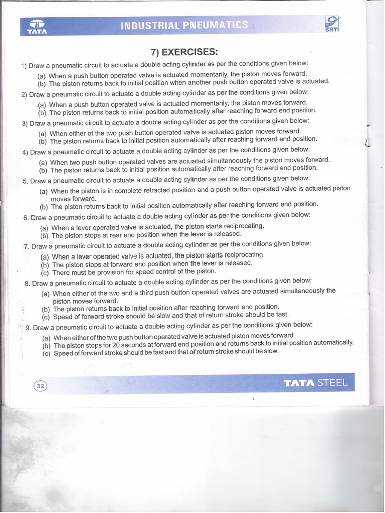 Pneumatic Exercise | PDF