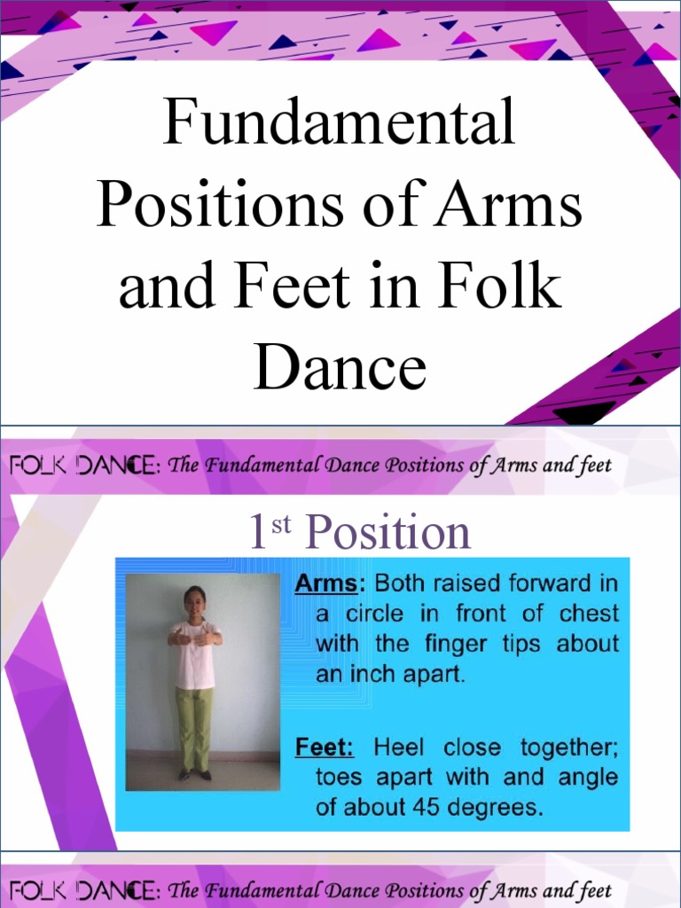 Fundamental Positions of Arms and Feet | PDF