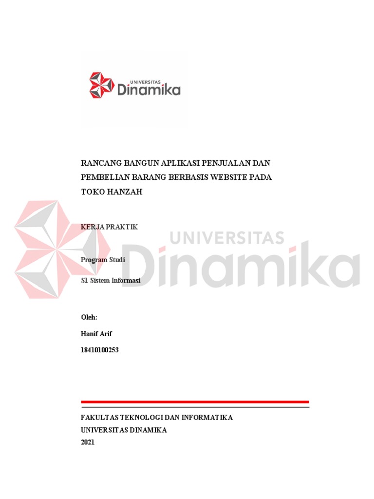 2021 Universitasdinamika | PDF