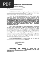 Verification - Sample | PDF | Notary Public | Supreme Courts