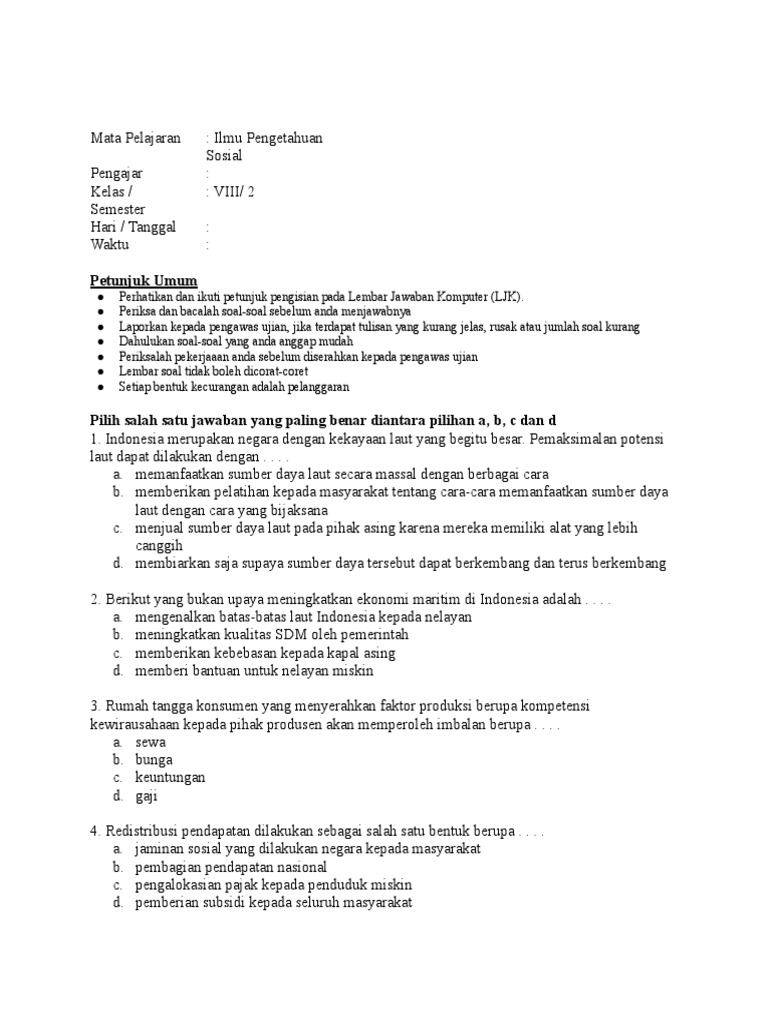 Petunjuk Umum | PDF | Pengelolaan Keuangan & Uang