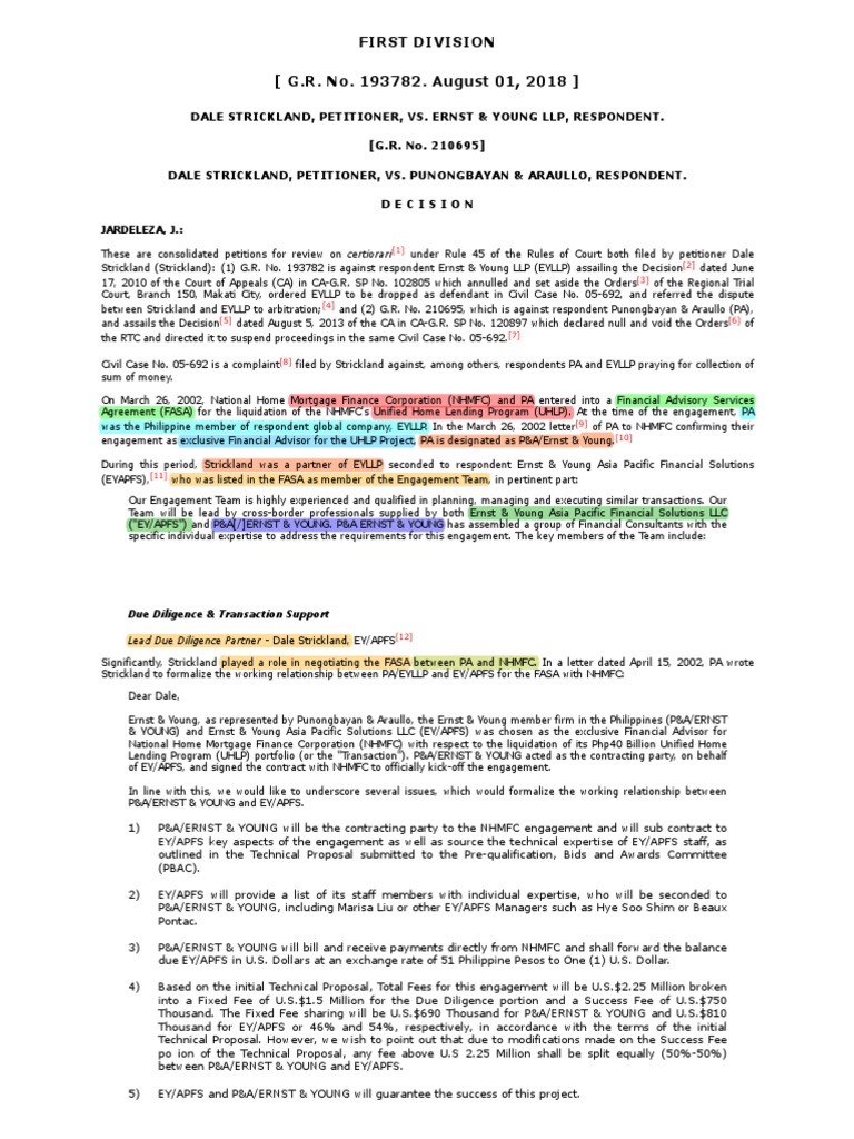 Ersnt Case For Mock Arbitration (Plaintif Side) | PDF | Arbitration | Lawsuit