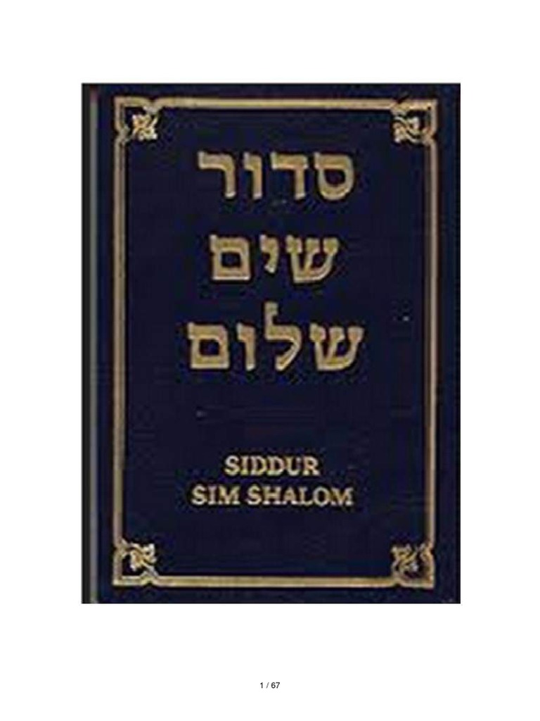 253812-Shabbat Siddur | PDF | Jewish Prayer | Names Of God In Judaism
