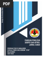 Panduan Skripsi 2025 | PDF