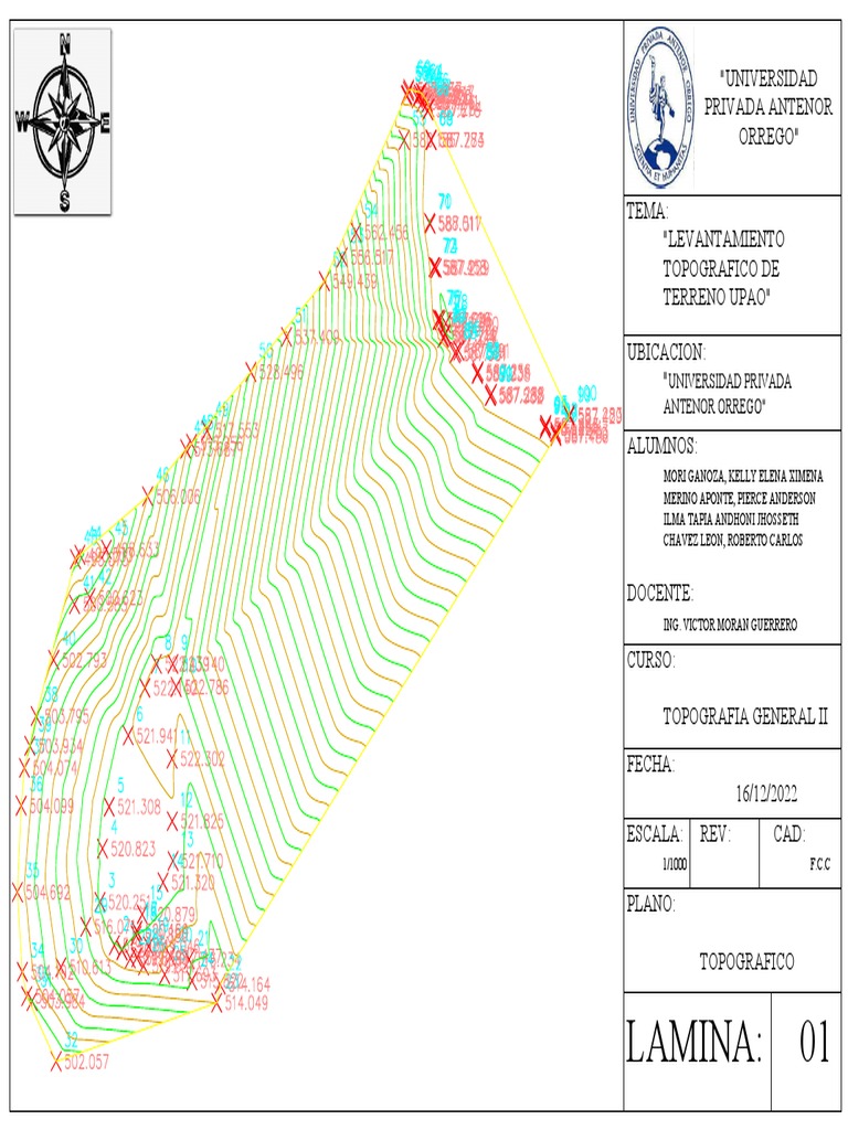 Examen Final Topo-A4 | PDF