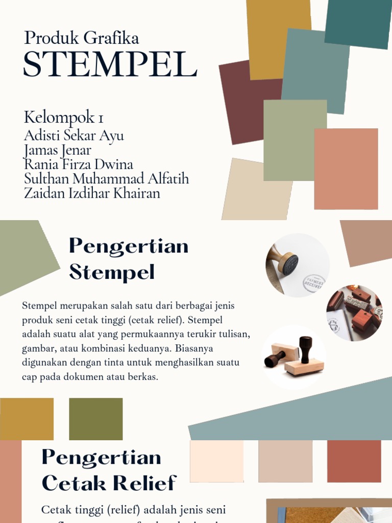 Fungsi dan Proses Pembuatan Stempel | PDF