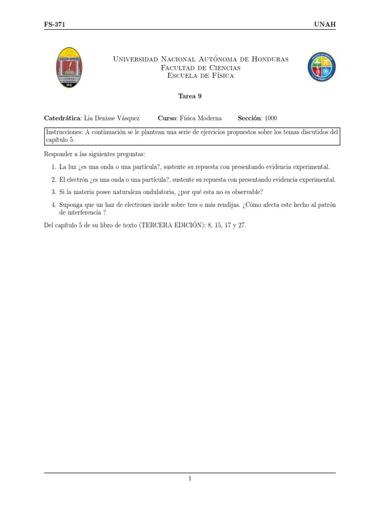 Tarea 9 FS 371 | PDF