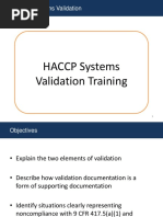 09 - Validation of CCP & OPRP | PDF | Food Industry | Malnutrition