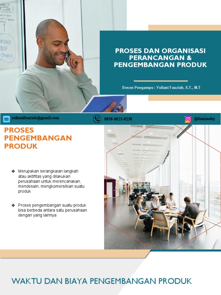 Proses Dan Organisasi Perancangan & Pengembangan Produk: 0858-8823-8230 @fauziaahy | PDF | Bisnis