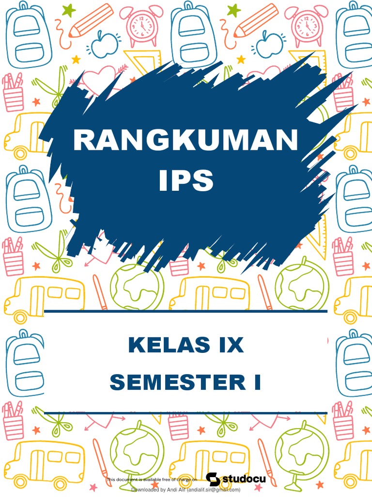 Rangkuman Materi Ips Kelas 9 | PDF