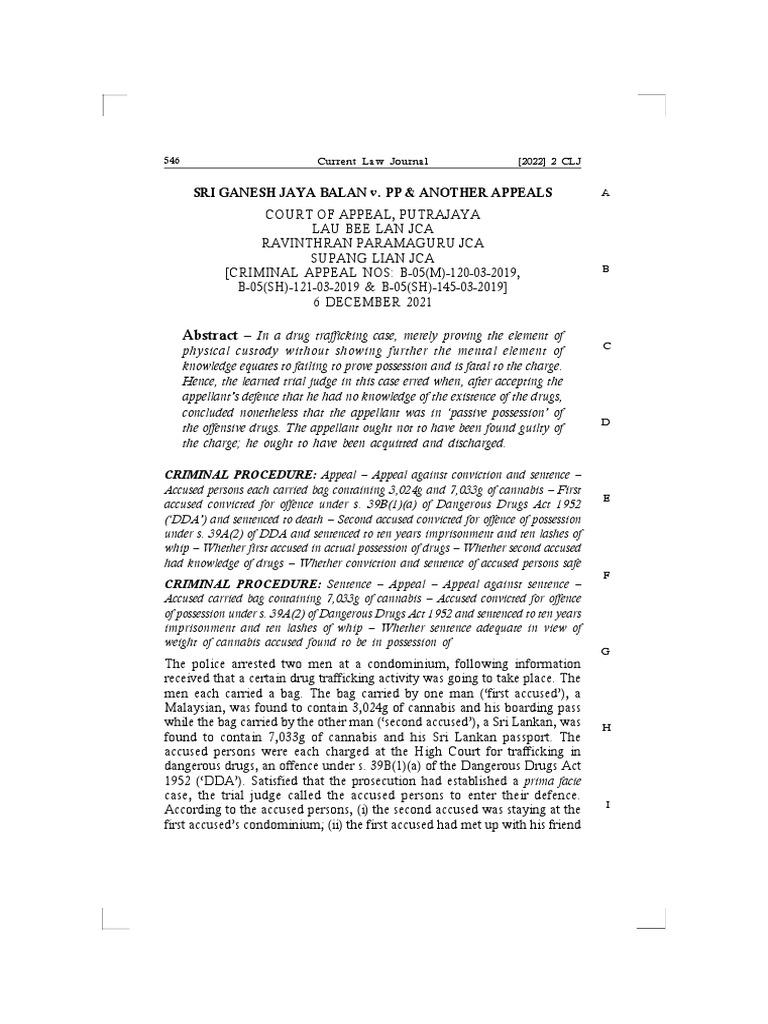 Sri Ganesh Jaya Balan v. PP | Download Free PDF | Trials | Prosecutor