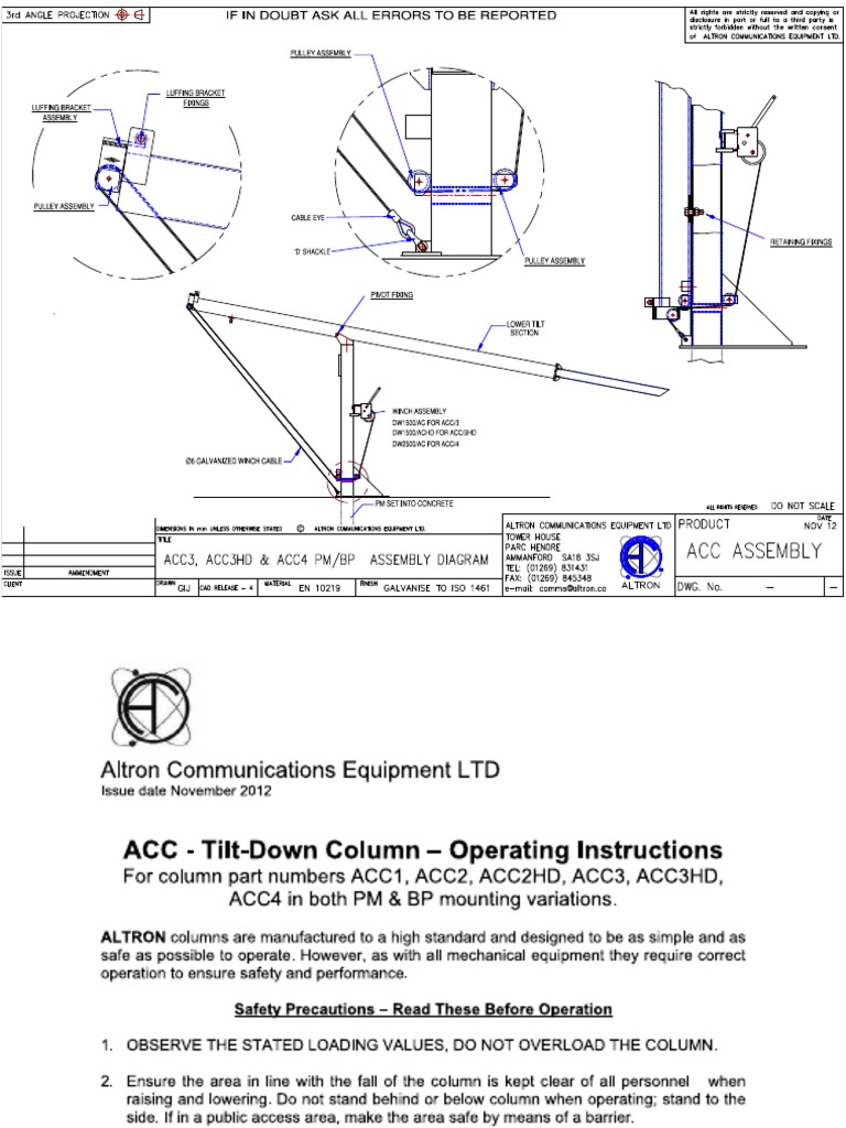 Acc3-3hd-4 - Operating Instructions | PDF | Tools | Vehicle Parts