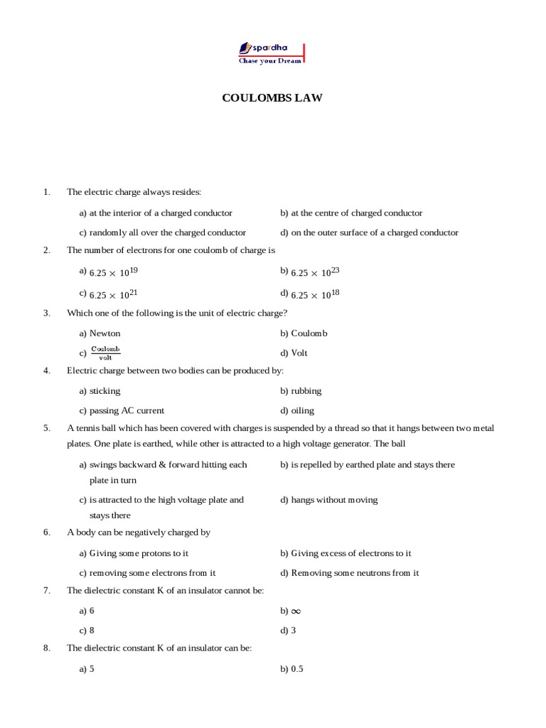 Understanding Coulomb's Law and Charges | PDF | Electric Charge | Atoms