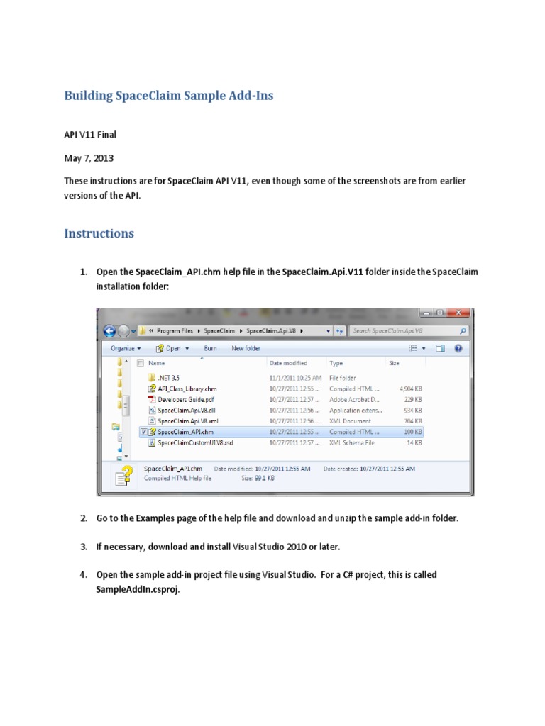 Building Sample Add-Ins | PDF | Computer Architecture | Software Development