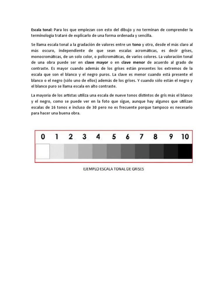 Escala Tonal | PDF
