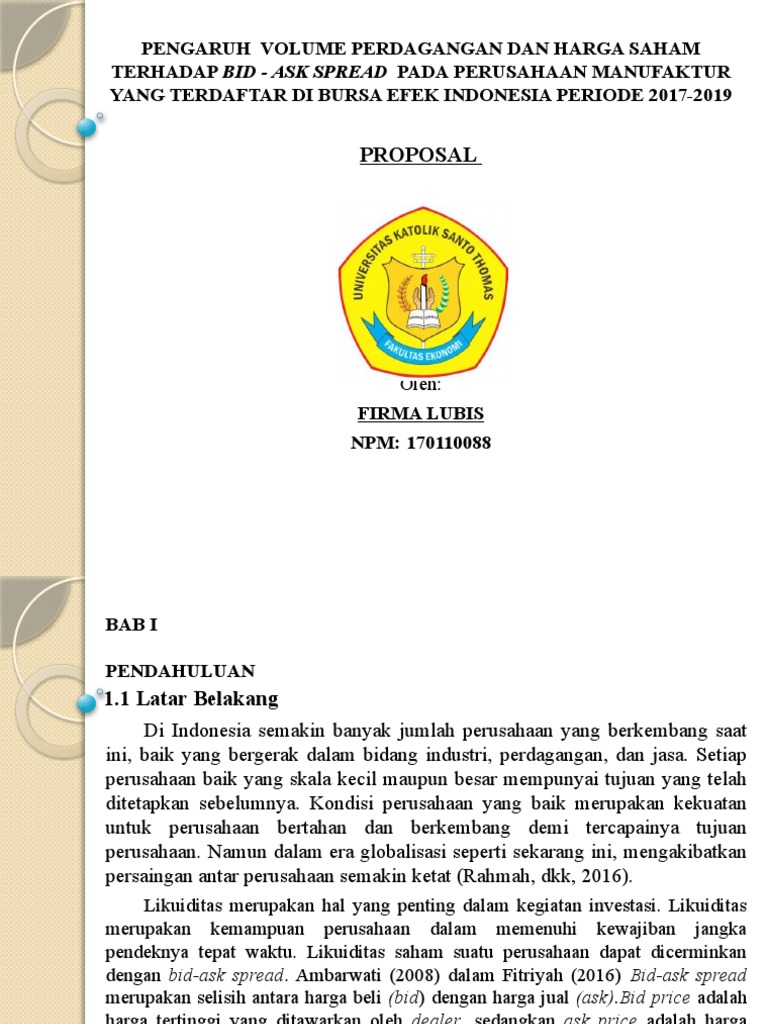 Sempro | PDF | Bisnis | Pengelolaan Keuangan & Uang