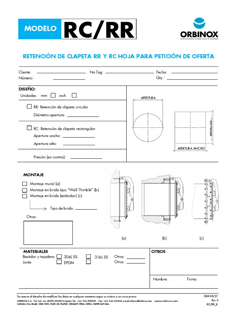 Checklist RR-RC - Es | PDF