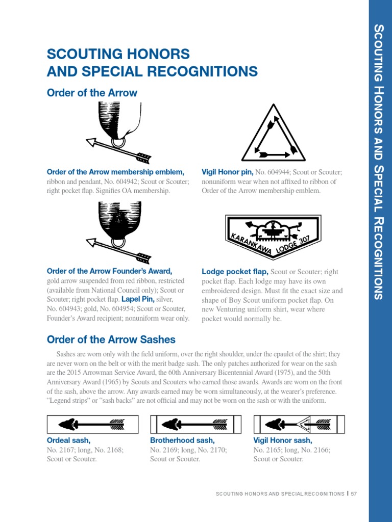 Scouting Honors and Special Recognitions | PDF | Scouting And Guiding ...