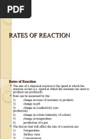 Worksheet - GCSE Factors Affecting Rate of Reaction | PDF | Reaction ...