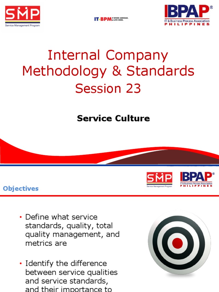 Understanding Service Standards & TQM | PDF | Performance Indicator | Quality Management