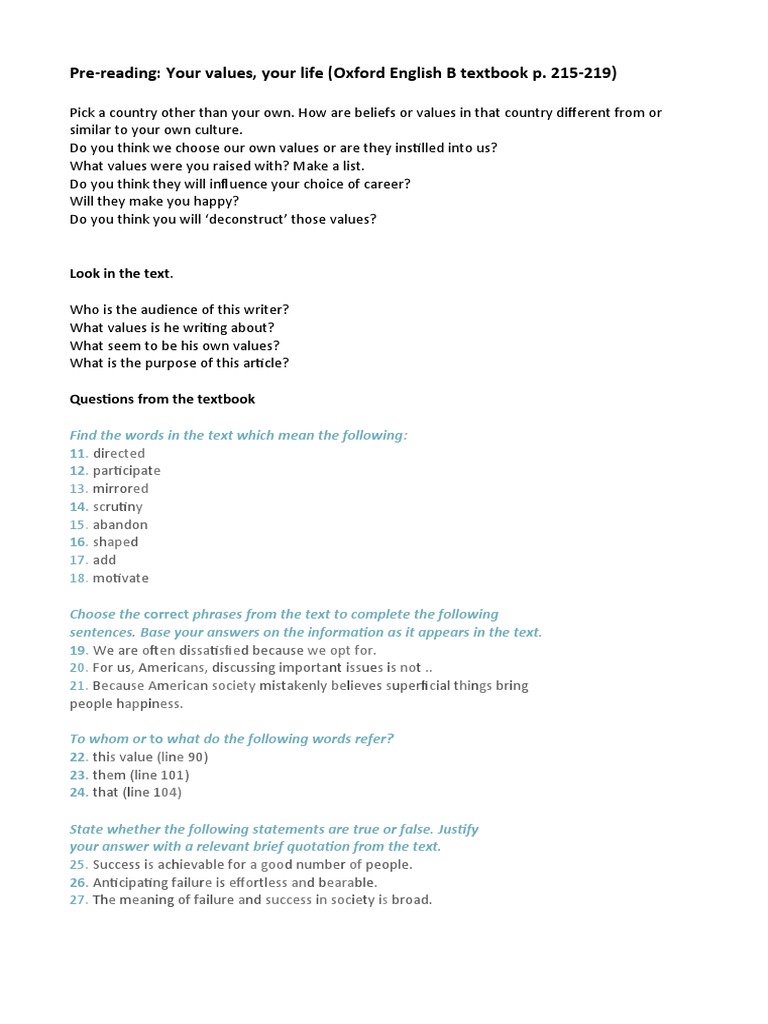 Exploring Values Across Cultures | PDF