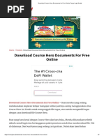 Panduan Download File Course Hero | PDF | Komputer | Teknologi & Rekayasa