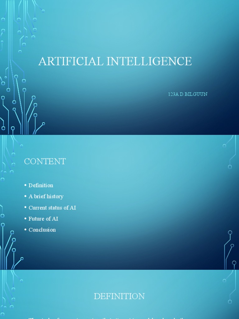 Artificial Intelligence | PDF