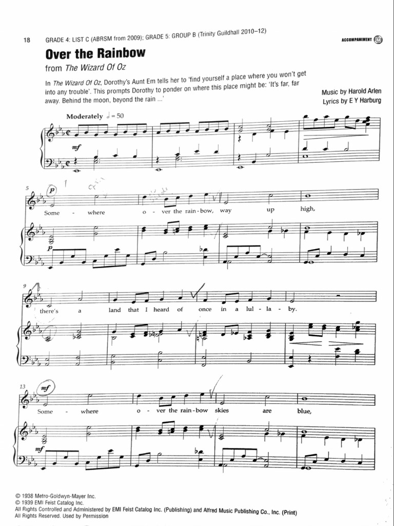 Over the rainbow | PDF