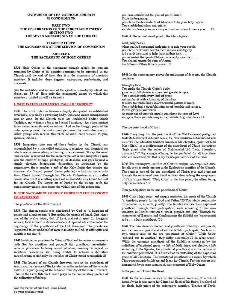 Holy Orders: A Sacramental Guide | PDF | Sacraments | Bishop