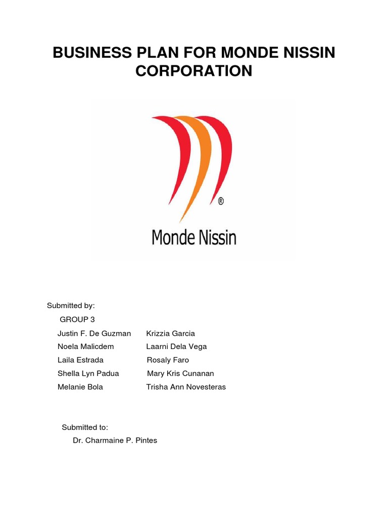 Business Plan Group 3 3 PDF | PDF | Economies | Business