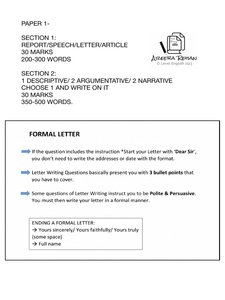Formal Writing Guide | PDF | Restaurants | Cuisine