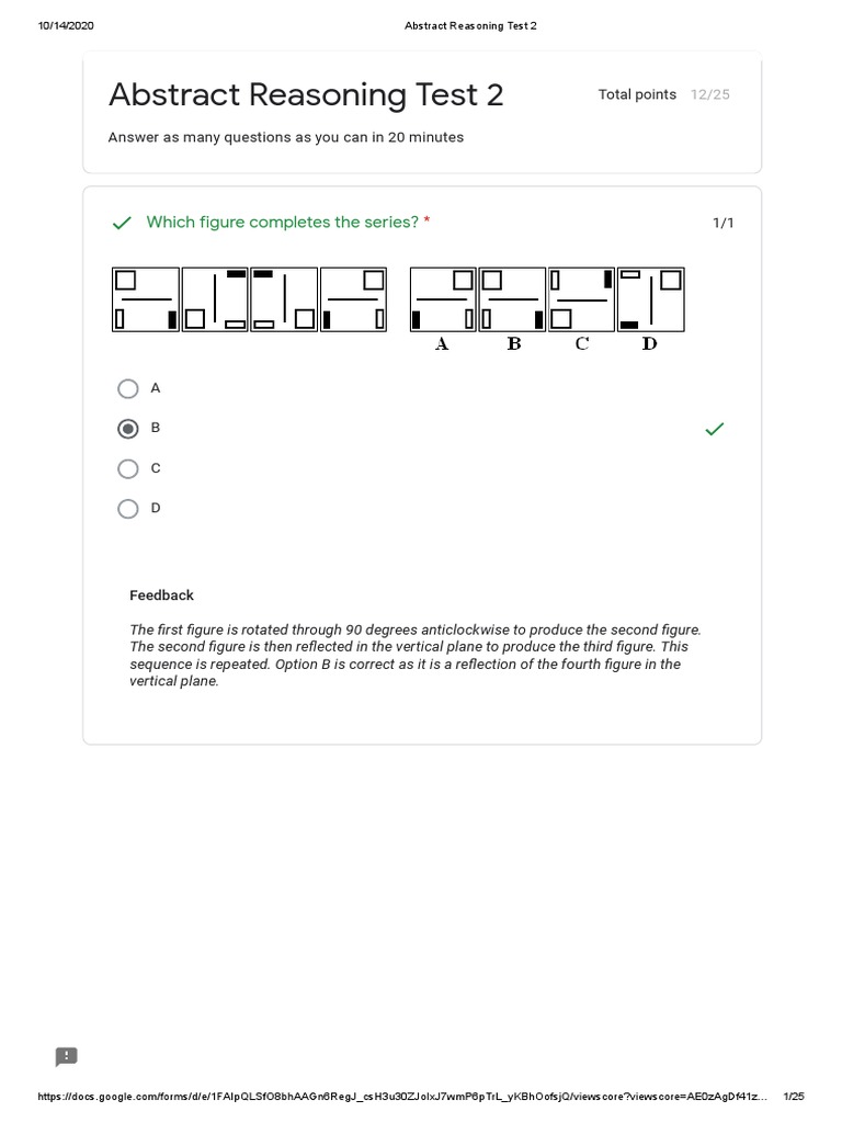 Abstract Reasoning Test 2 | Download Free PDF | Geometry