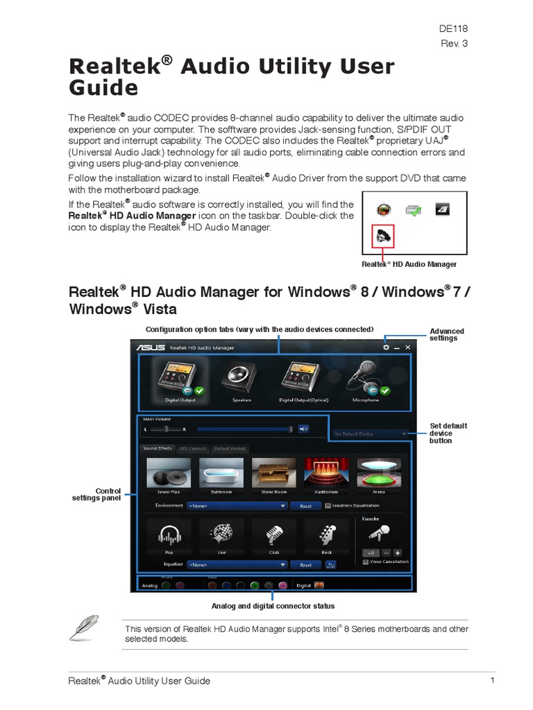 E Realtek Audio v4.0 DTS | PDF | Games & Activities | Computers
